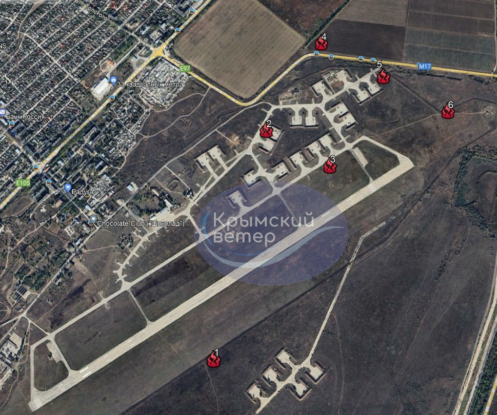 Explosions in Dzhankoi: in Crimea, the road near the military airfield ...
